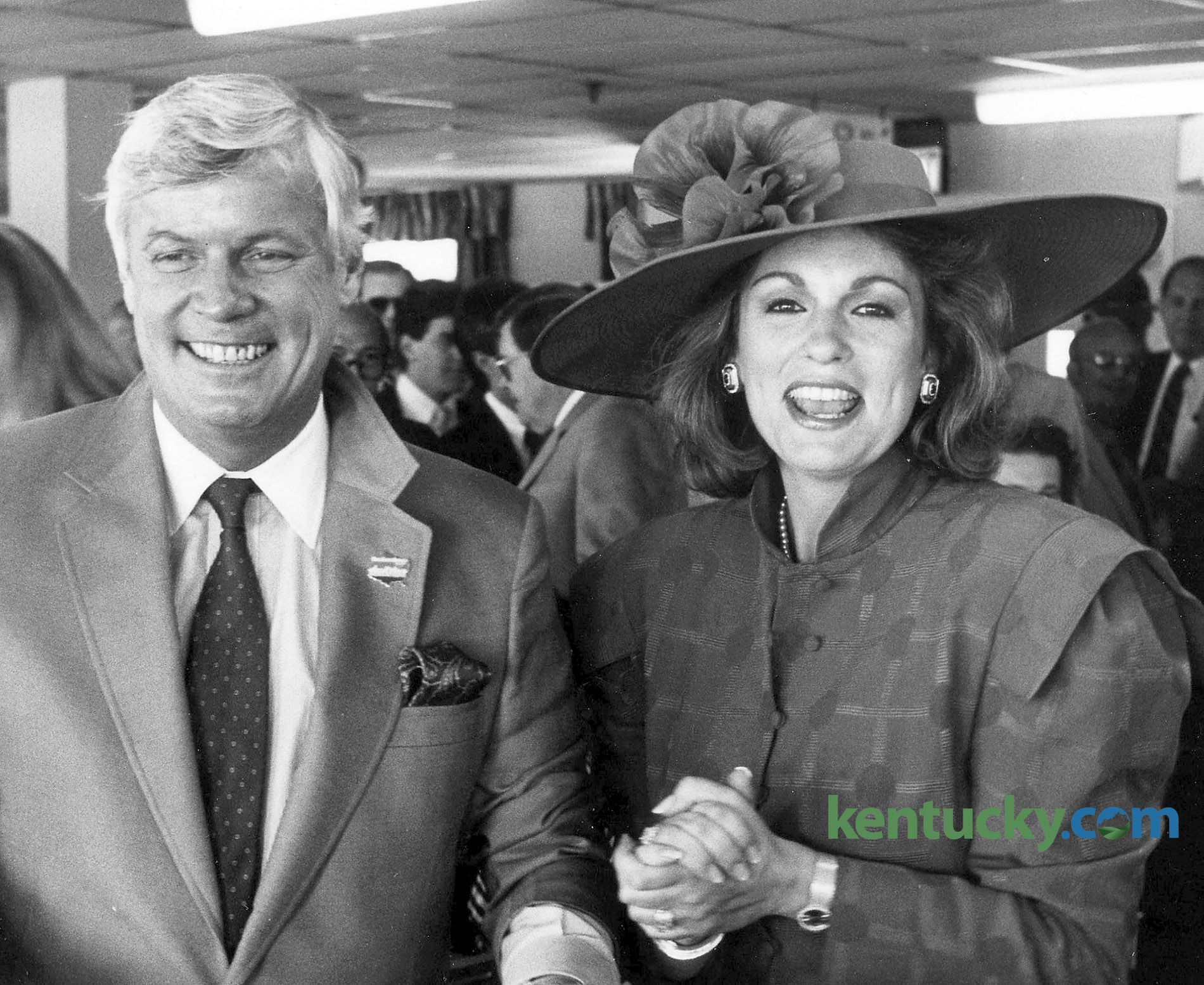 John Y. Brown Jr. and Phyllis George Brown, 1986 | Kentucky Photo Archive