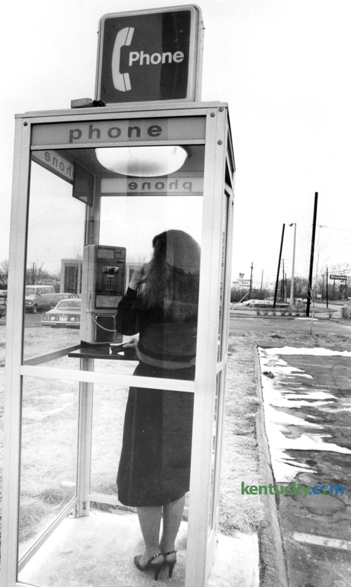 Phone booth, 1981 | Kentucky Photo Archive
