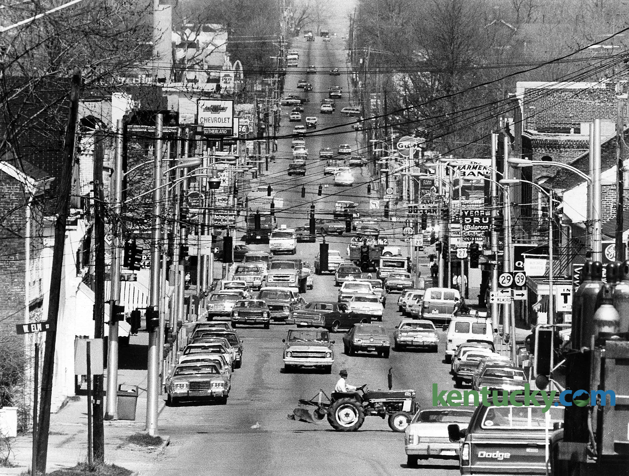Downtown Nicholasville, 1979 | Kentucky Photo Archive