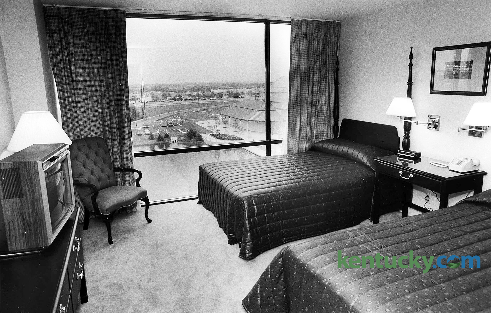 Room at Hilton Suites at Lexington Green, 1987 | Kentucky Photo Archive