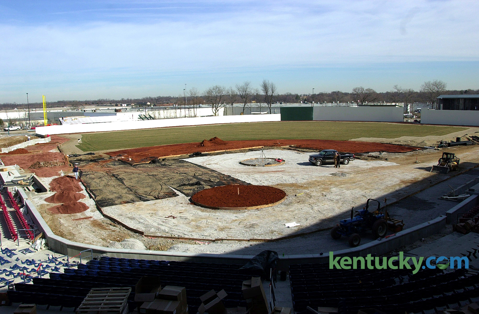 Lexington Legends baseball field construction, 2001 | Kentucky Photo ...
