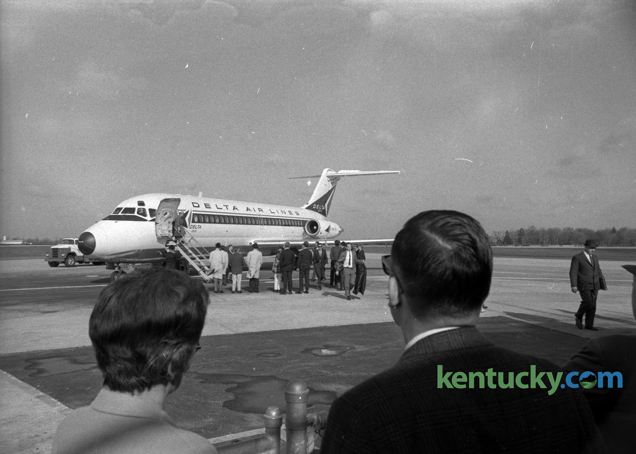 First jet flight out of Lexington, 1968 | Kentucky Photo Archive