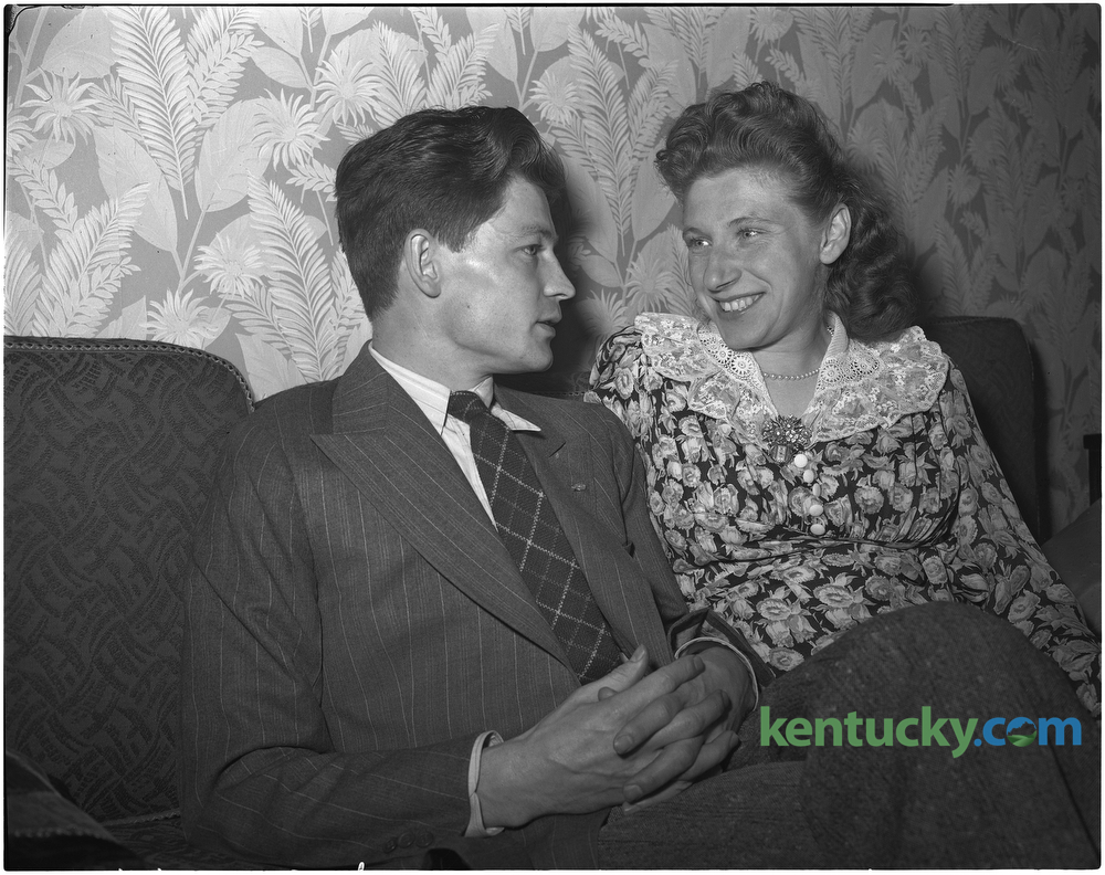 Timothy Taylor and his war bride, Andree, 1946 | Kentucky Photo Archive