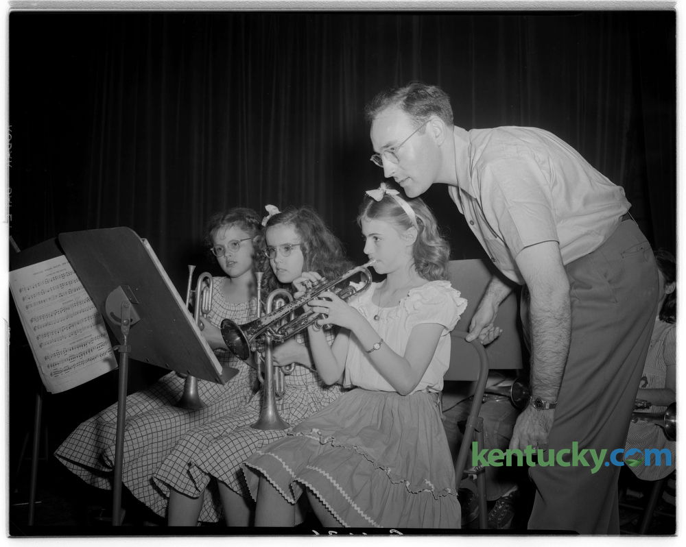 All-city elementary school band members, 1948 | Kentucky Photo Archive